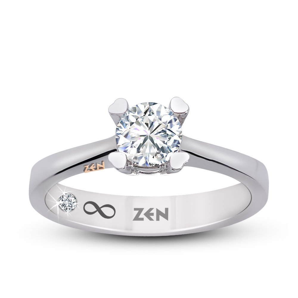 0,18 Karat Eros Forevermark Tektaş Pırlanta Yüzük - 3001119810 / ZEN ...